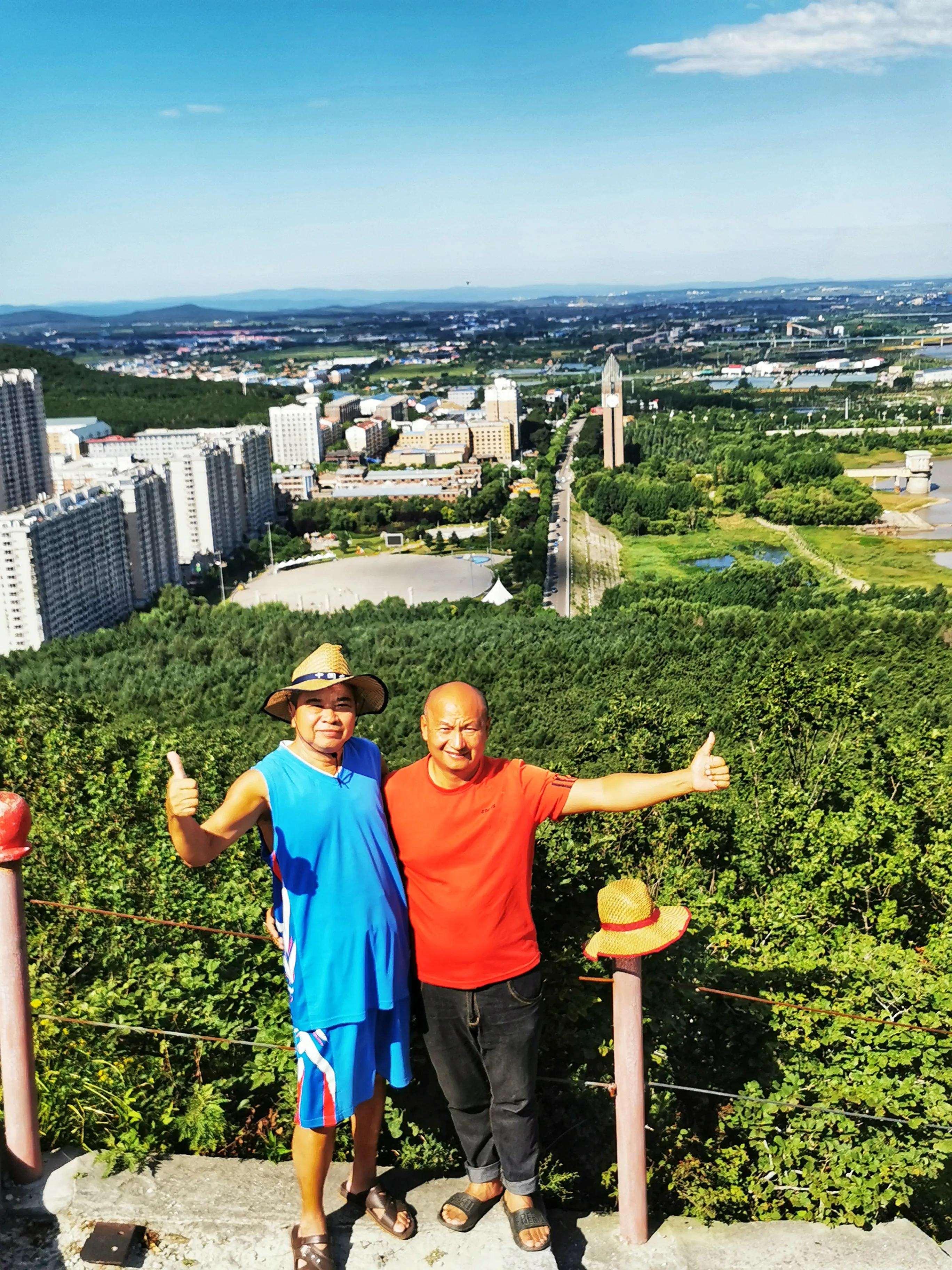 Xiandong Mountain Scenic Area, located on the outskirts of Qitai River ...