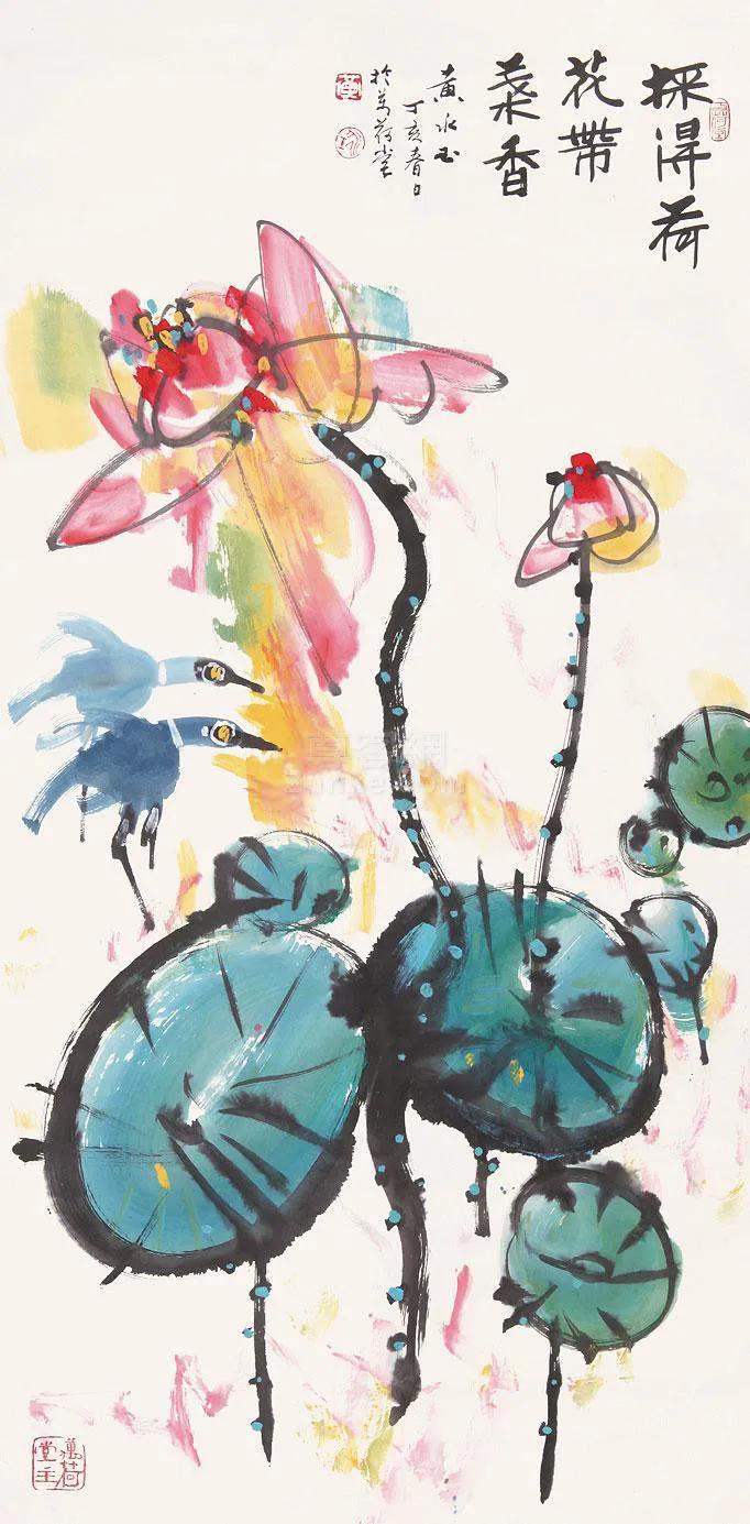 Where is the lotus worth tens of millions of painter Huang Yongyu? - iNEWS