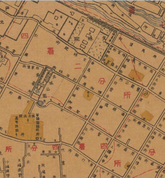 The 22nd year of the Republic of China (1933) "Detailed Map of Chengdu ...
