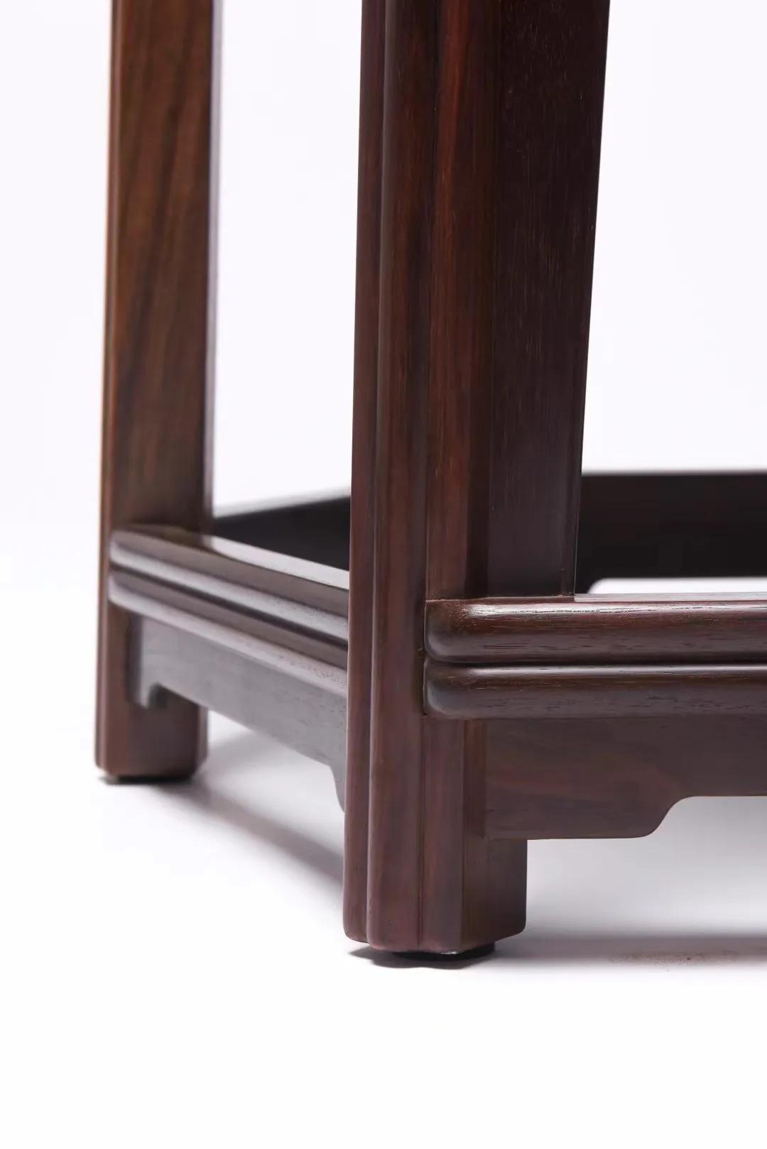 Big red rosewood unsupplemented hexagonal chair master chair - iNEWS