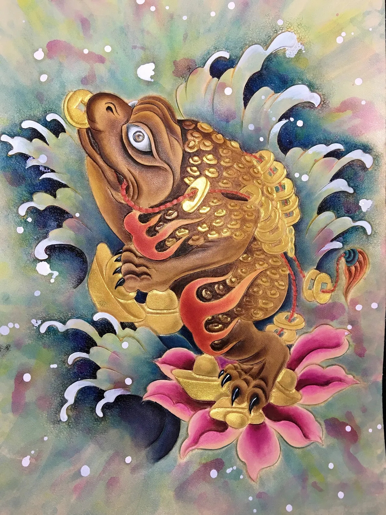 How did "Toad" become auspicious beast?There is such a legend about ...