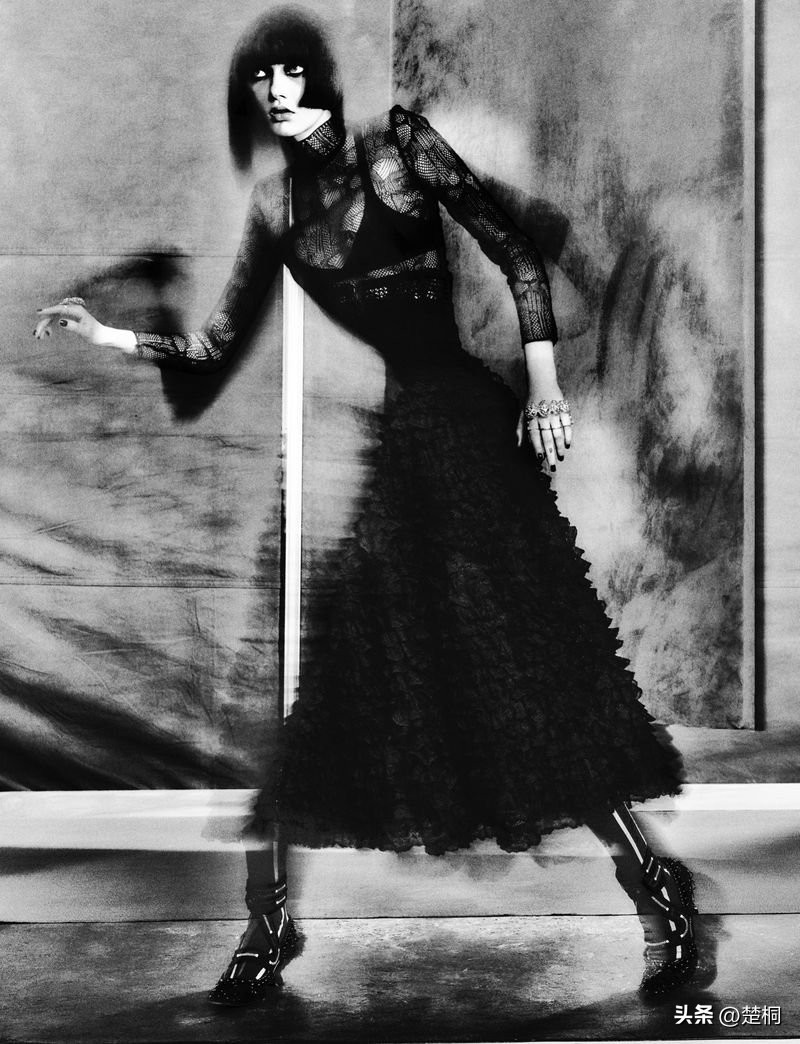 French supermodel Steinberg Artifie, Dior futuristic fashion ...