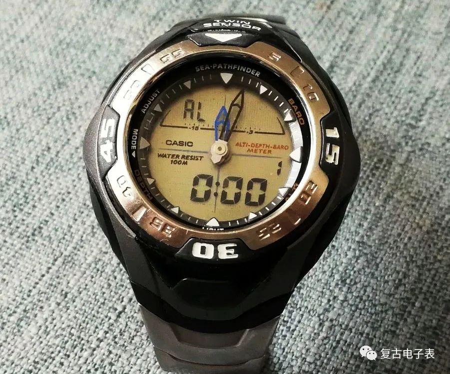 Casio's dual-display nautical pathfinder for sea, land and air - spf 60 ...