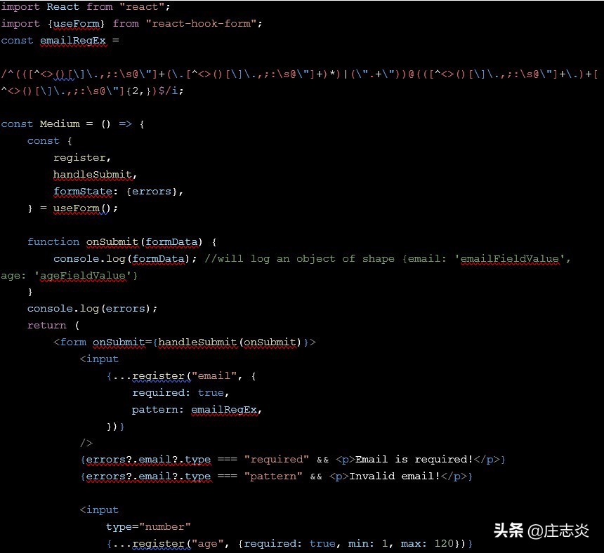 React Hook Form - 驗證電子郵件和號碼欄位 - 資訊咖