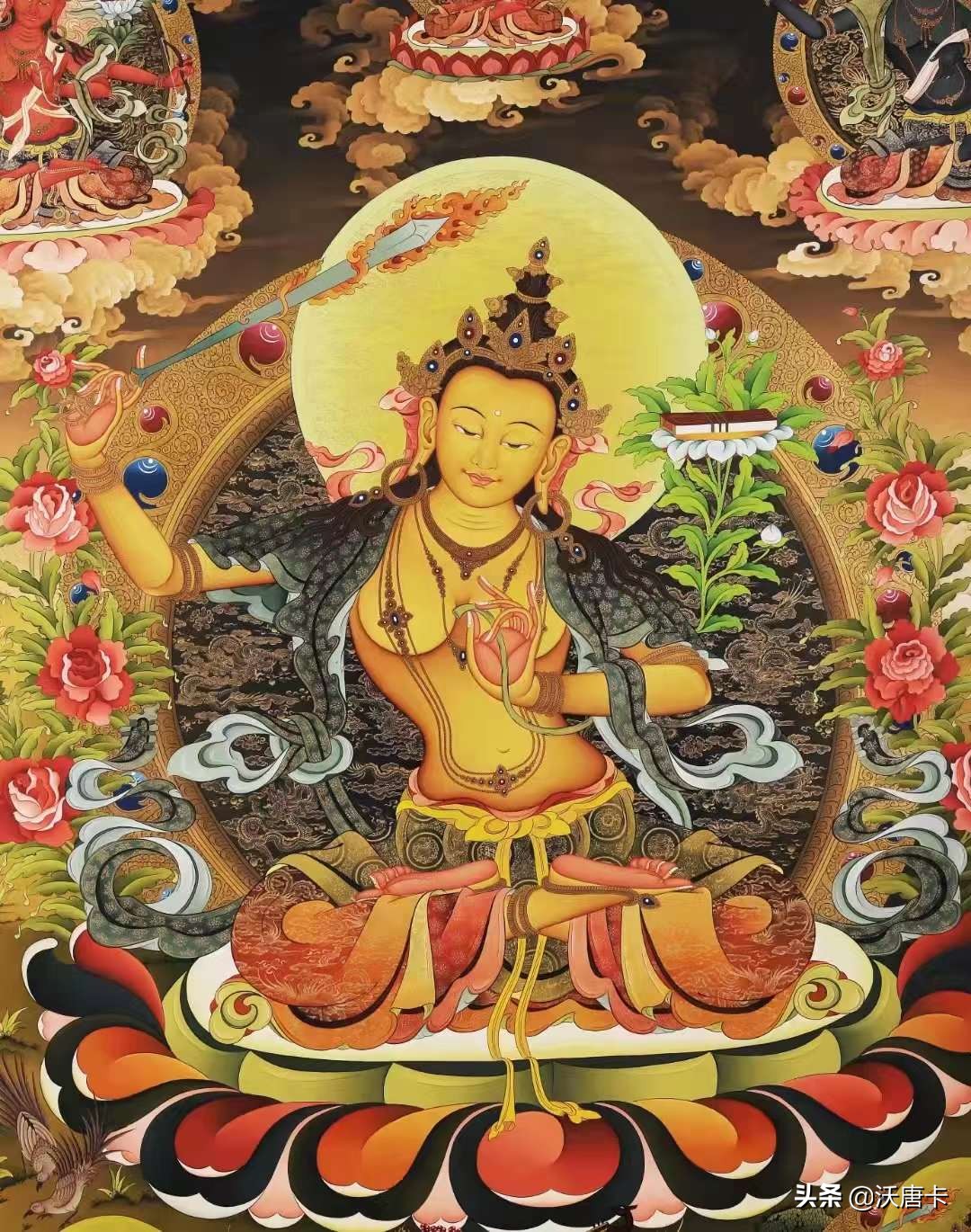 What do the five colors of Manjushri Bodhisattva represent? - iNEWS
