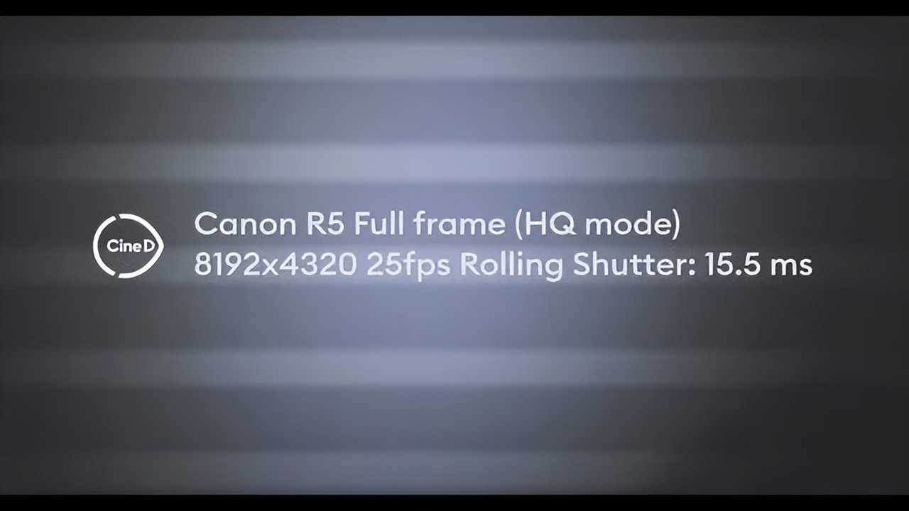 Lab Test: Canon EOS R5 Rolling Shutter/Dynamic Range/Tolerance - iMedia