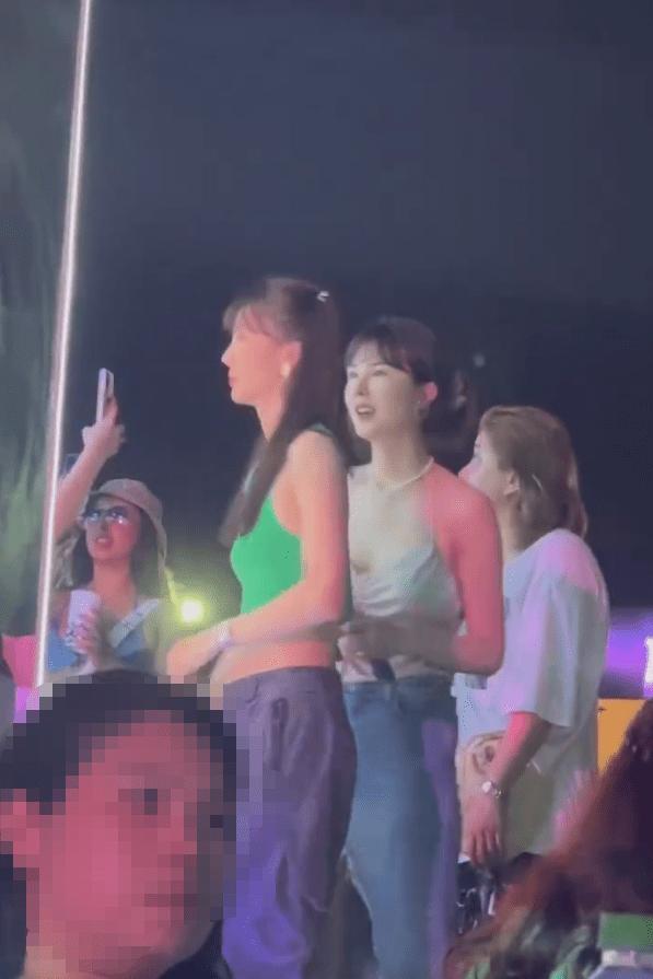 Jinchen Thailand Songkran Music Festival was met by chance wearing a ...