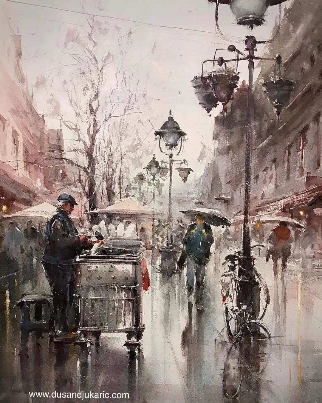 Independent artist Dusan Djukaric: Watercolor is the art of strategy ...