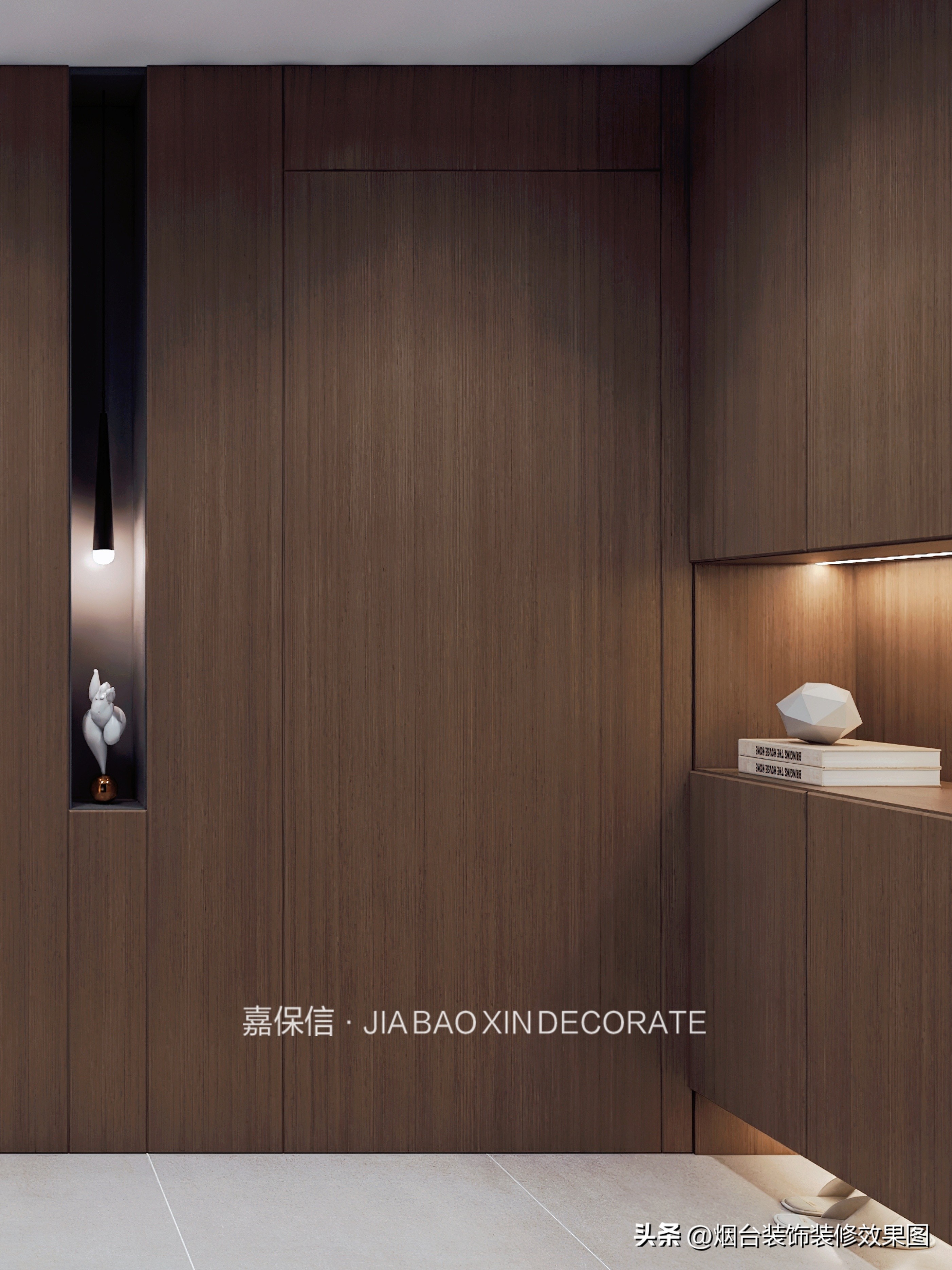 "Baihe Rongzhu" is a 170-square-meter Italian-style minimalist ...