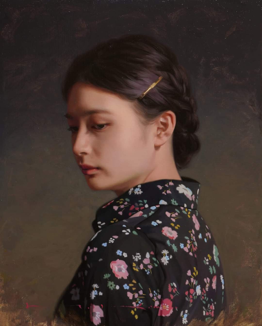 Realistic and meticulous-portraits of female figures by Japanese ...