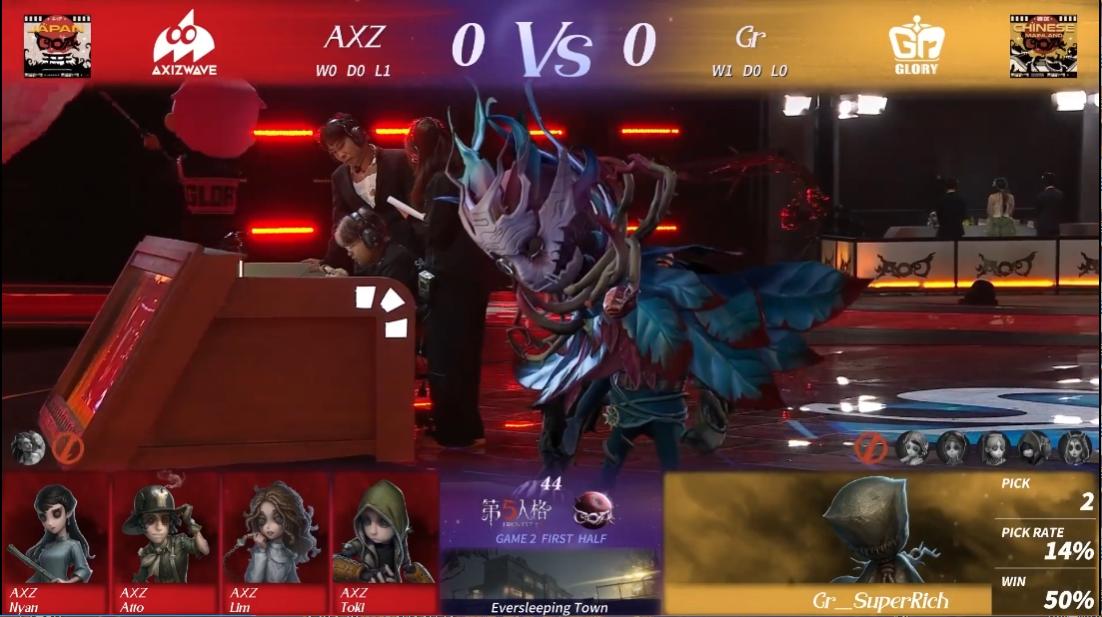 第五人格深淵的呼喚Ⅵ全球總決賽5月1日 第三場AXZ vs Gr第二局 - 資訊咖