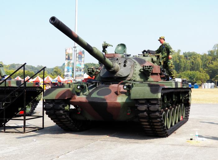 Taiwan M48A3 medium tank - iNEWS