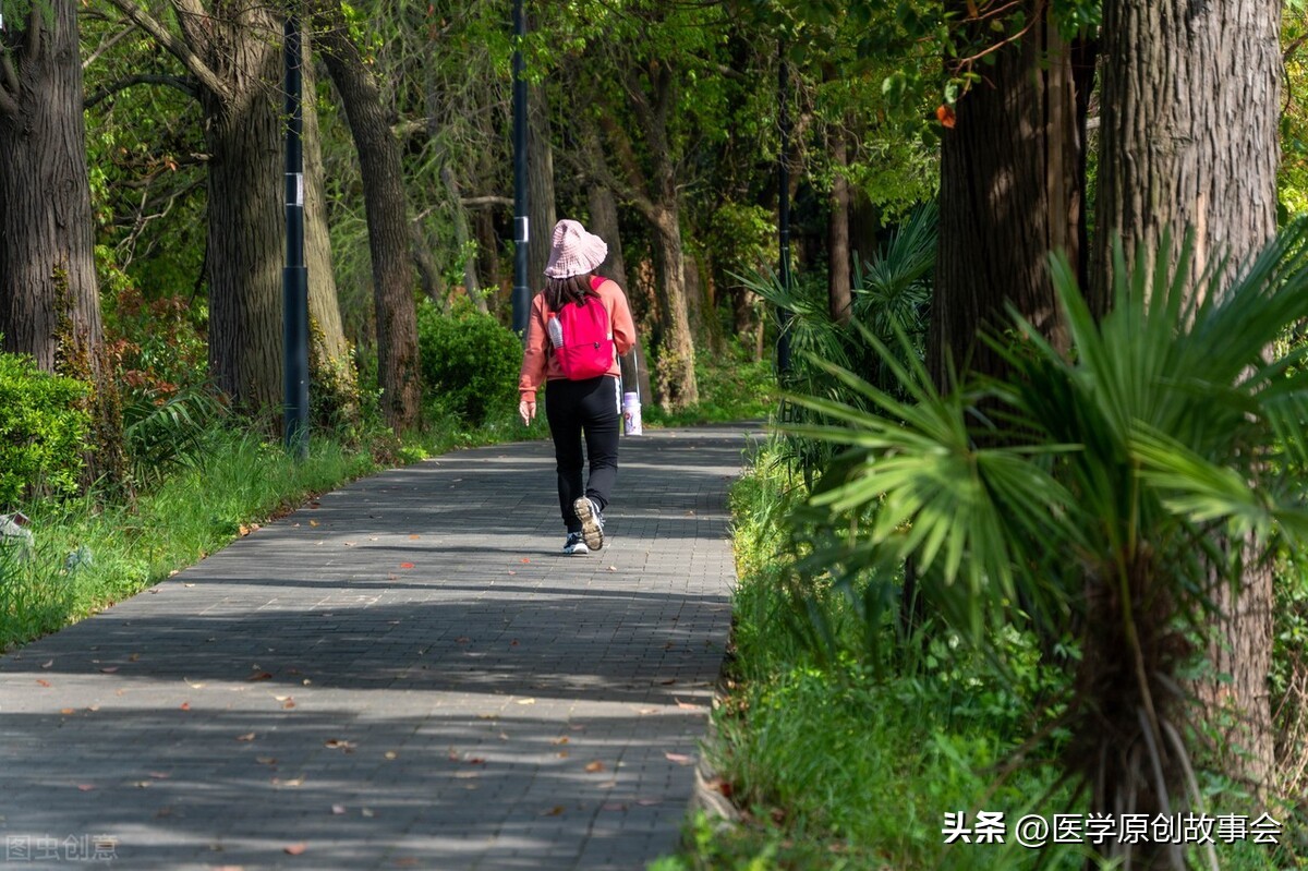 What happens to people who insist on walking and exercising?Congrats ...