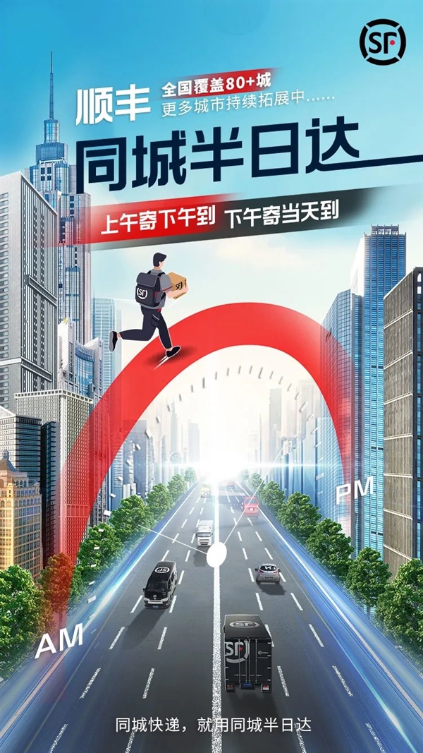 SF's "half-day delivery within the same city" has expanded to 80 cities ...