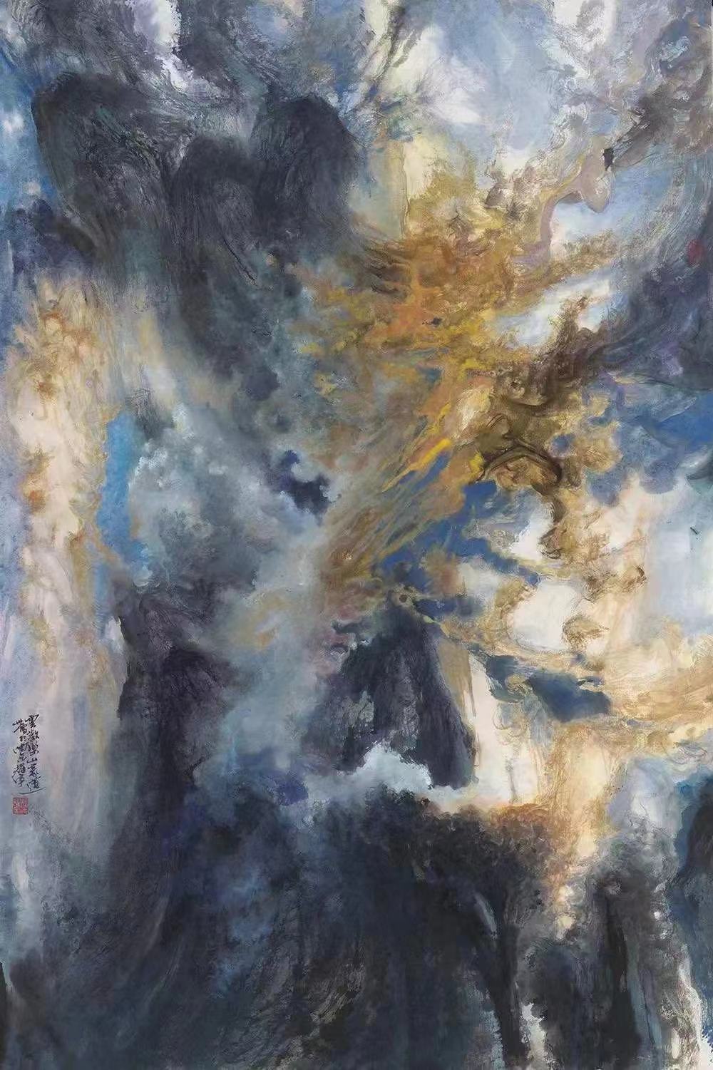 Yang Yaoning, a master of landscape painting: Pen and ink are dancing ...