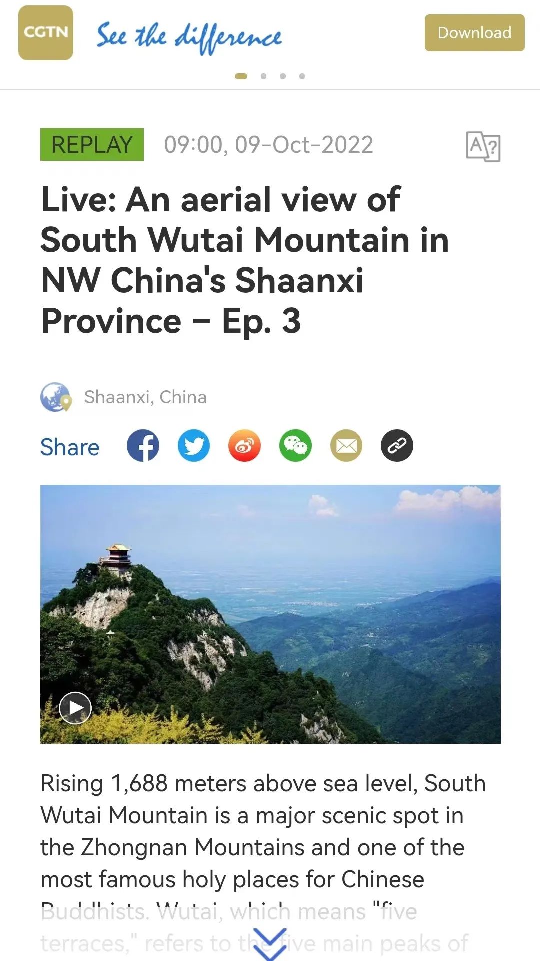 Fairyland!Nanwutai & Cuihua Mountain and Cloud Sea show the beauty of ...