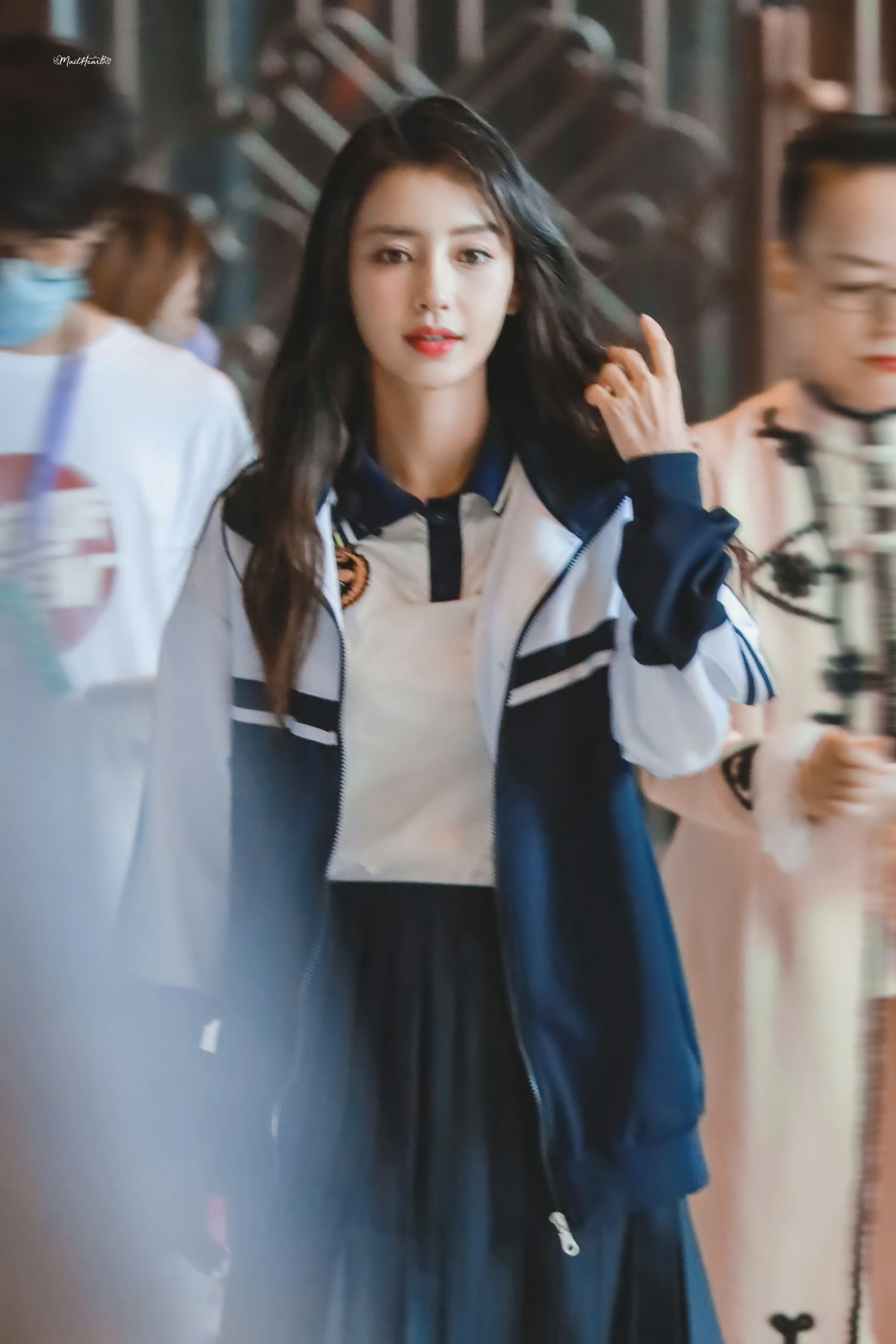 Angelababy is the real "student girl" representative, simple school ...