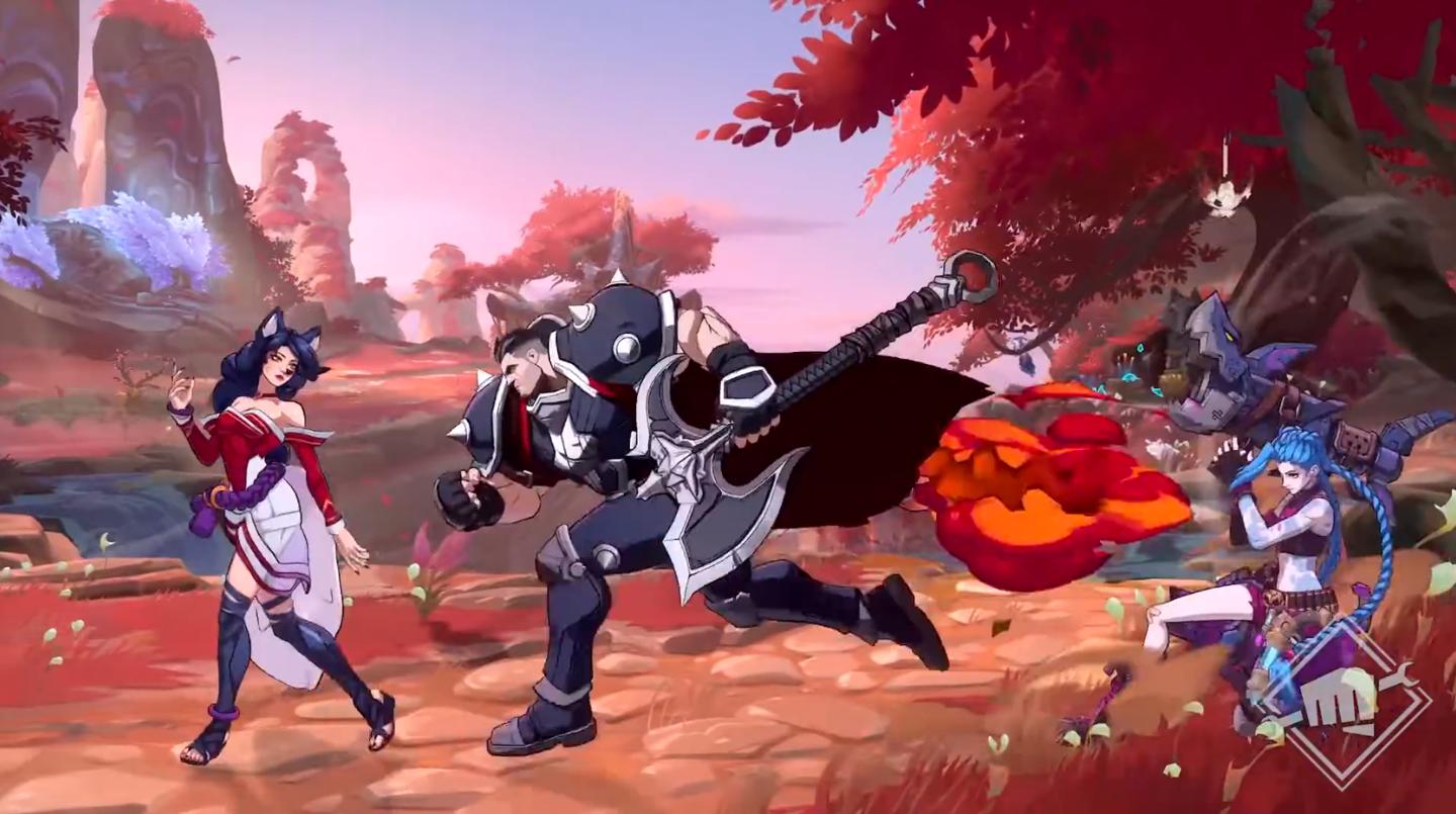 "League of Legends" theme fighting game "Project L" real machine play ...