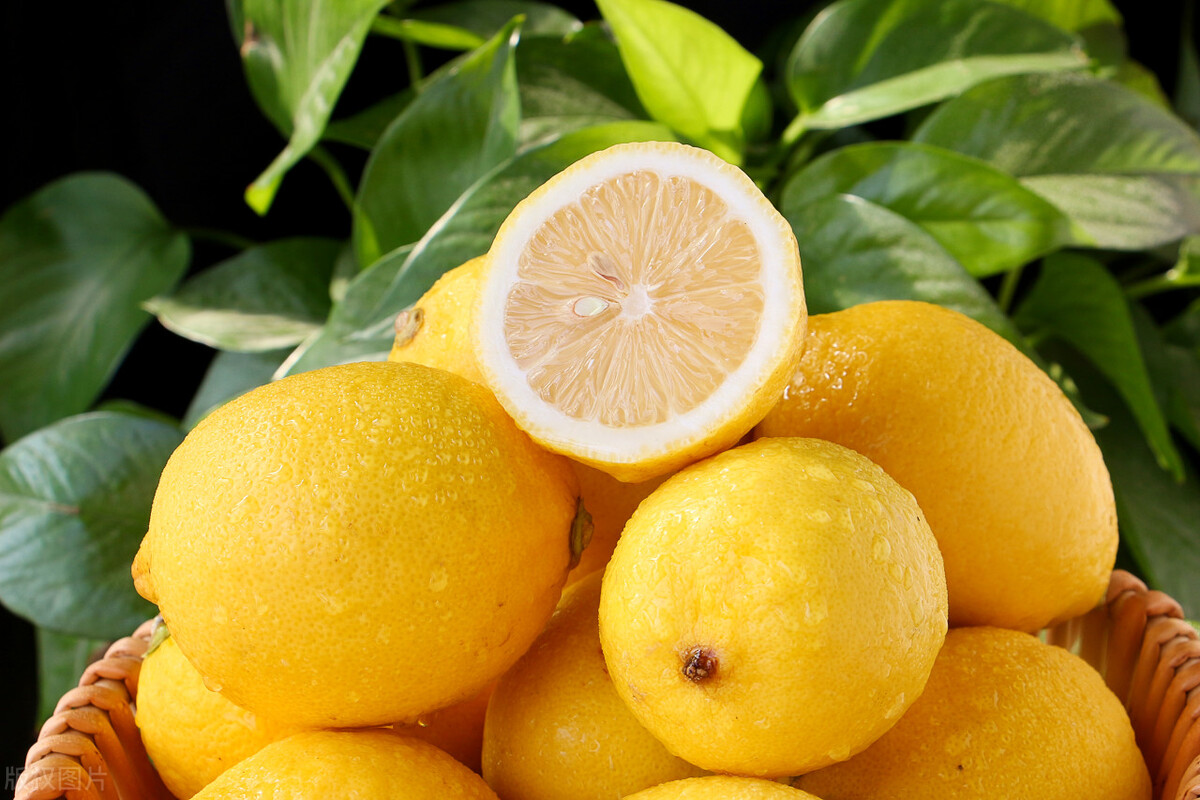 Lemon is a common low-calorie fruit, also known as citric acid, crispy ...