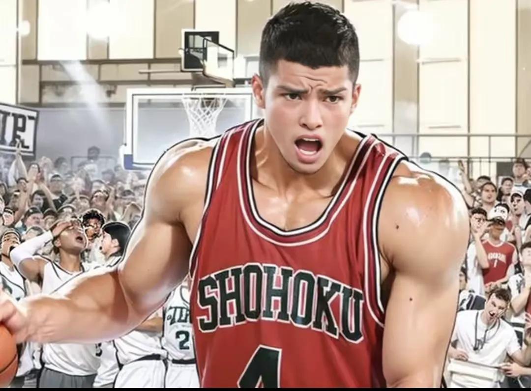 AI turns the characters of "Slam Dunk" into a realistic version, and ...