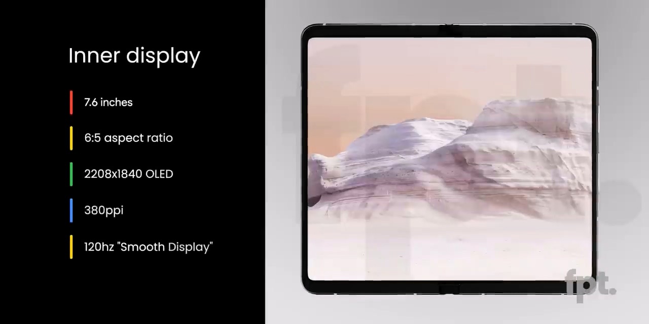 Google Pixel Fold mobile phone exposure: 5.8-inch external screen, 7.6 ...