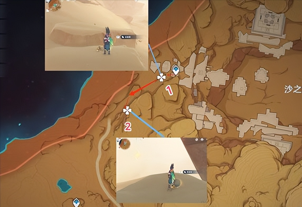 The aboveground distribution map of the original sacred gold bugs The ...