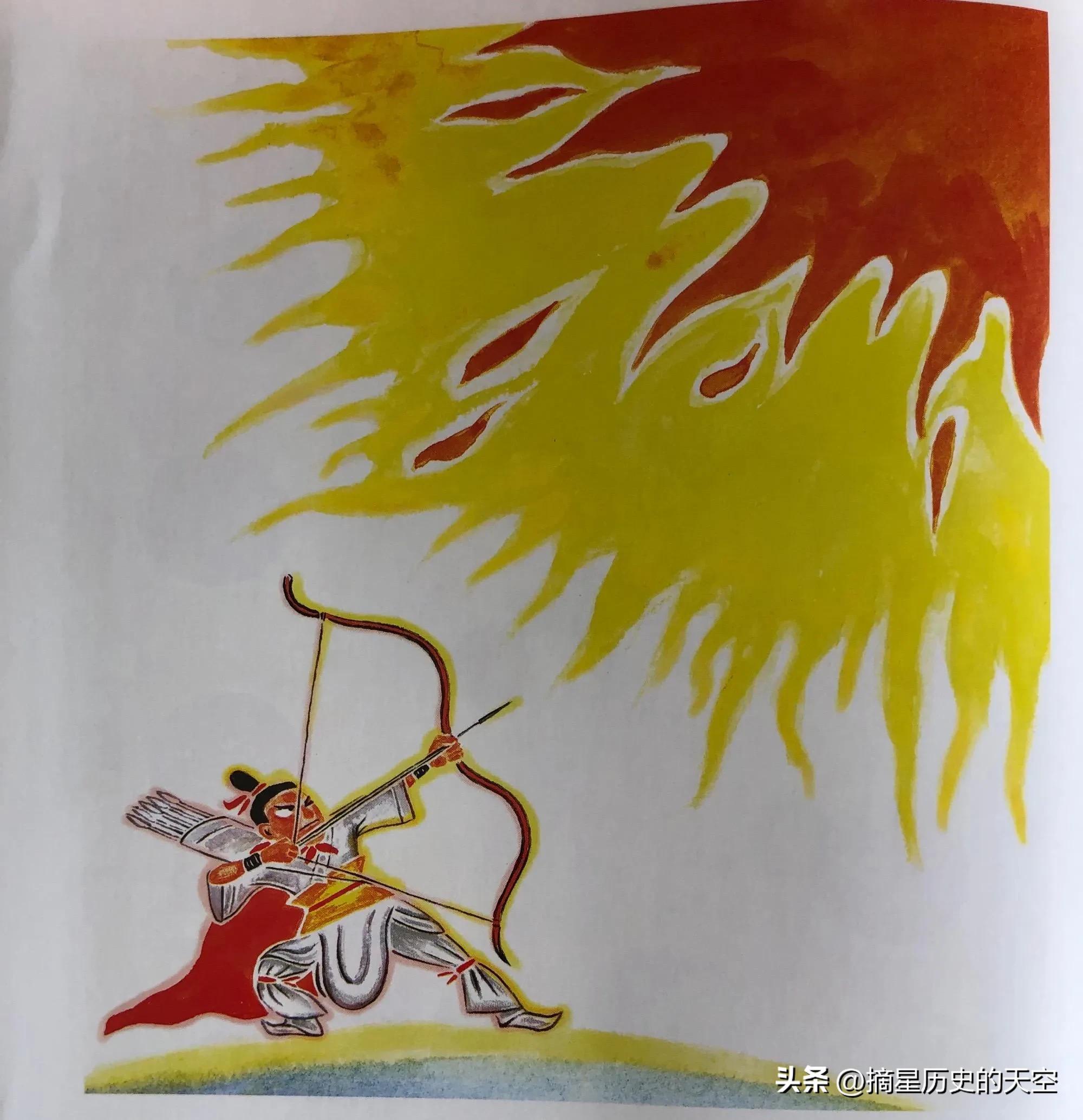 Houyi shooting the sun has symbolic and allegorical meaning - iMedia