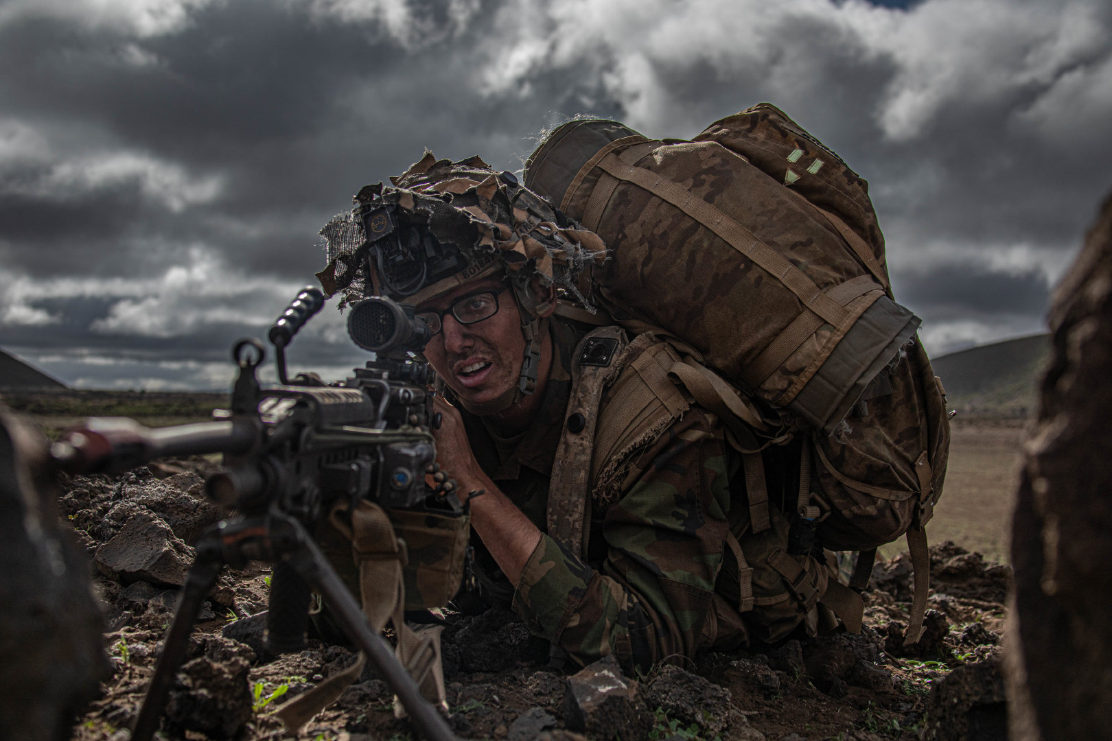 Opposing troops of the 2nd Battalion, 35th Infantry Regiment, at the ...