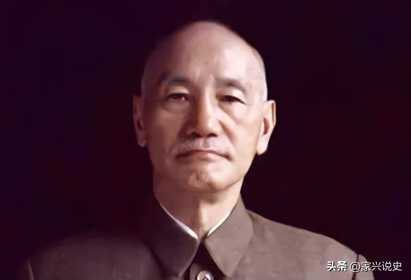 When Chiang Kai-shek was defeated and walked to the treasure island ...