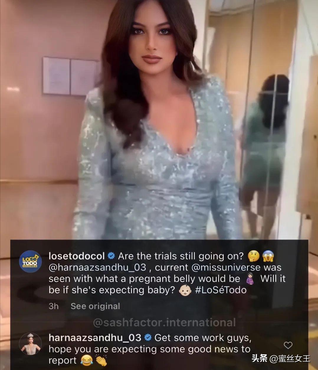 Miss Universe has anger and bulging muscles and seems to be pregnant?I ...