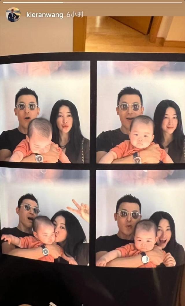 Zhu Zhu finally exposed her daughter's beauty!A family of three is a ...