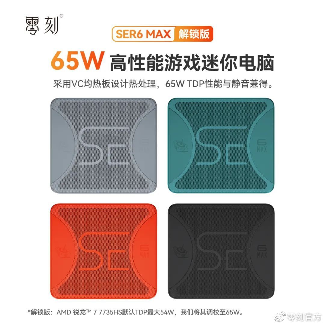 Introducing the new SER6 MAX mini host: R7 7735HS 65W performance ...