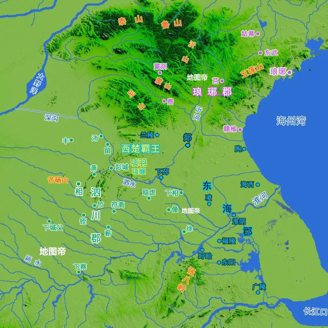 How big is the Western Chu Kingdom of Xiang Yu, the Overlord of Western ...