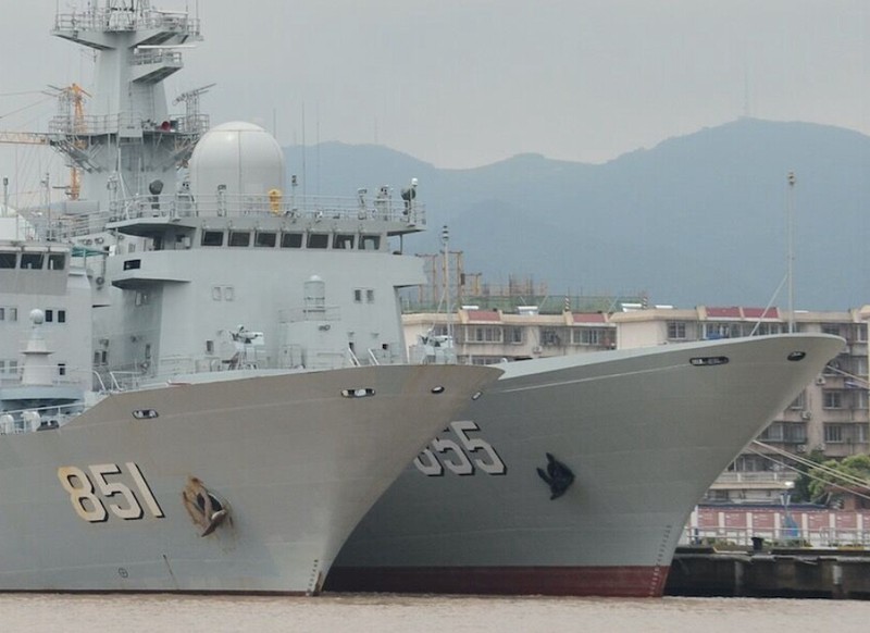 The PLA electronic reconnaissance ship sailed in the Sulu Sea, the ...