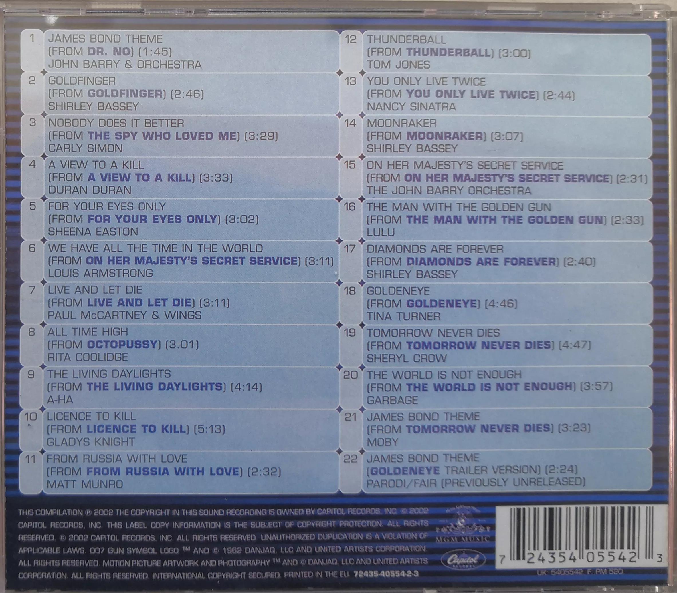 Every day a music CD 0009 "THE BEST OF JAMES BOND" - iMedia