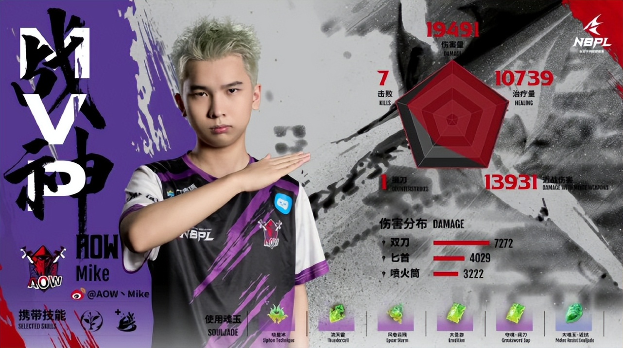 永劫無間NBPL：Mike首戰告捷成戰神，殷紫萍狂收擊敗分躋身周決賽 - 資訊咖