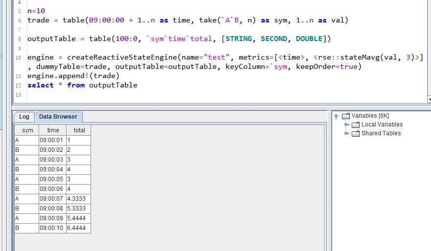 Introduction to DolphinDB stream data state function plug-in - iNEWS