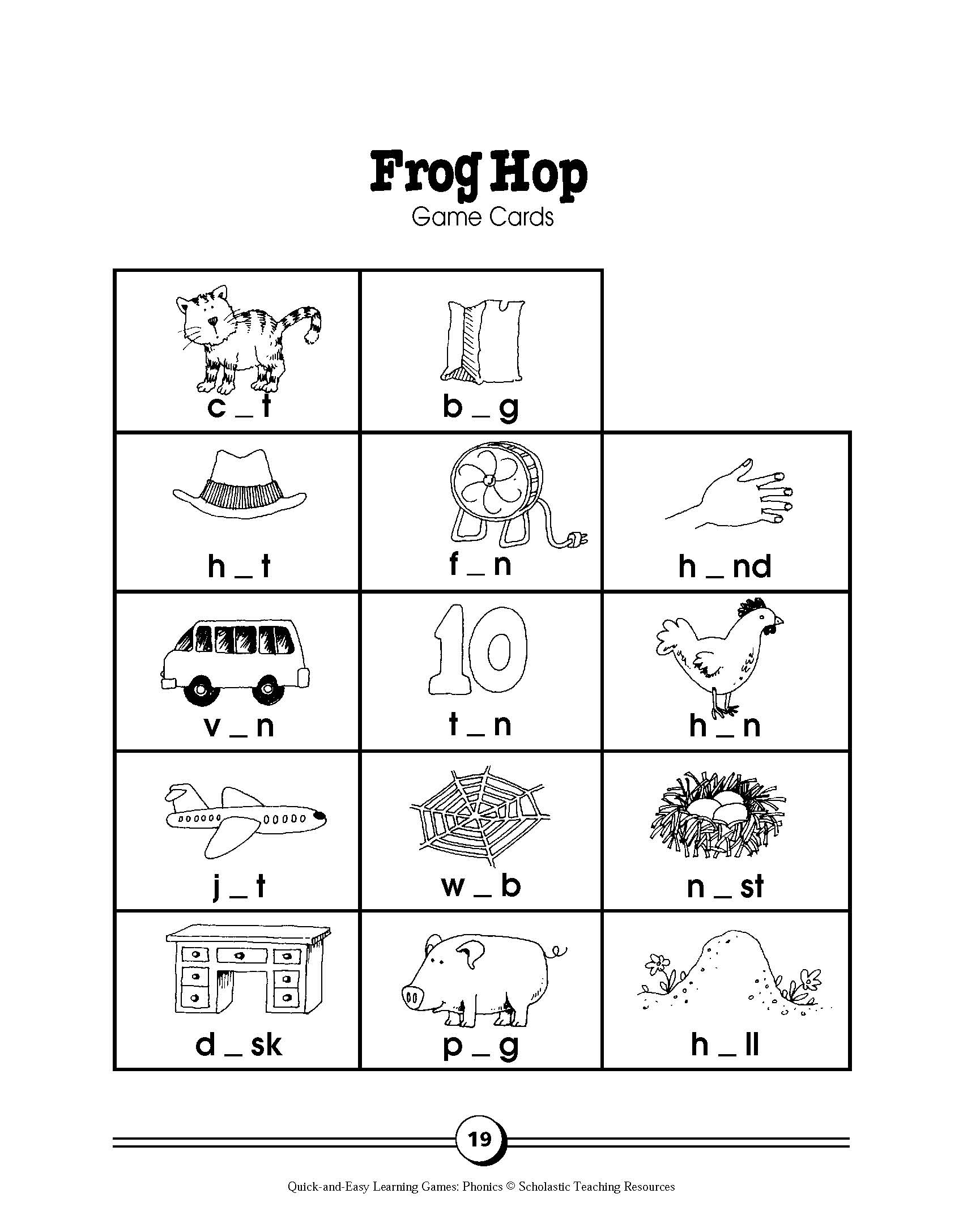 Quick & Easy Learning Games - PHONICS Phonics Games - iMedia