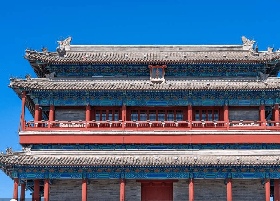 Beijing's Yongdingmen Tower and central axis are magnificent and ...