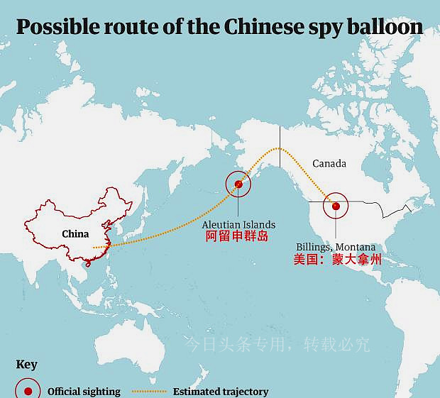 Chinese civilian balloons drift to the United States - iMedia