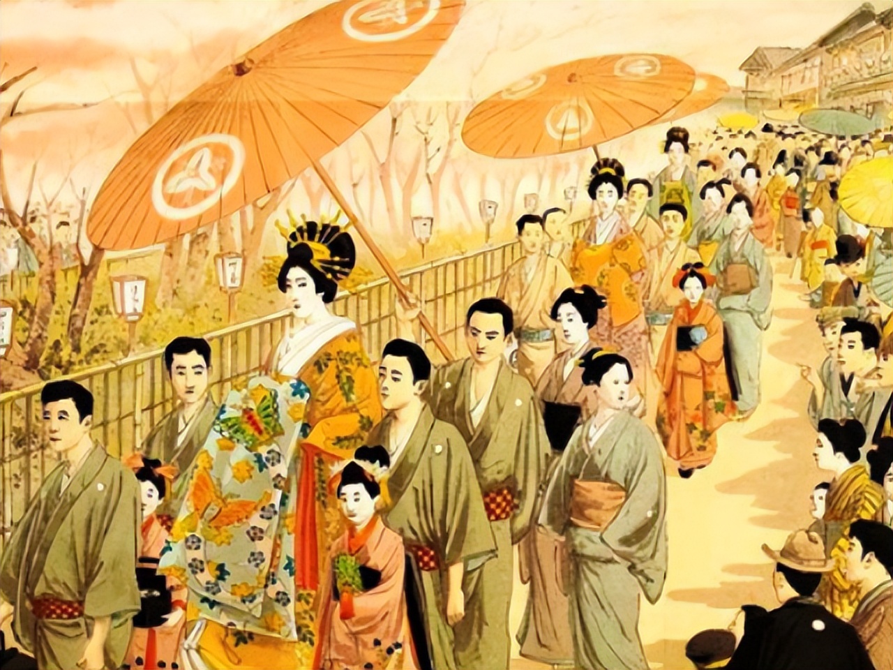 Japanese oiran culture, the status is very noble, you can choose guests ...