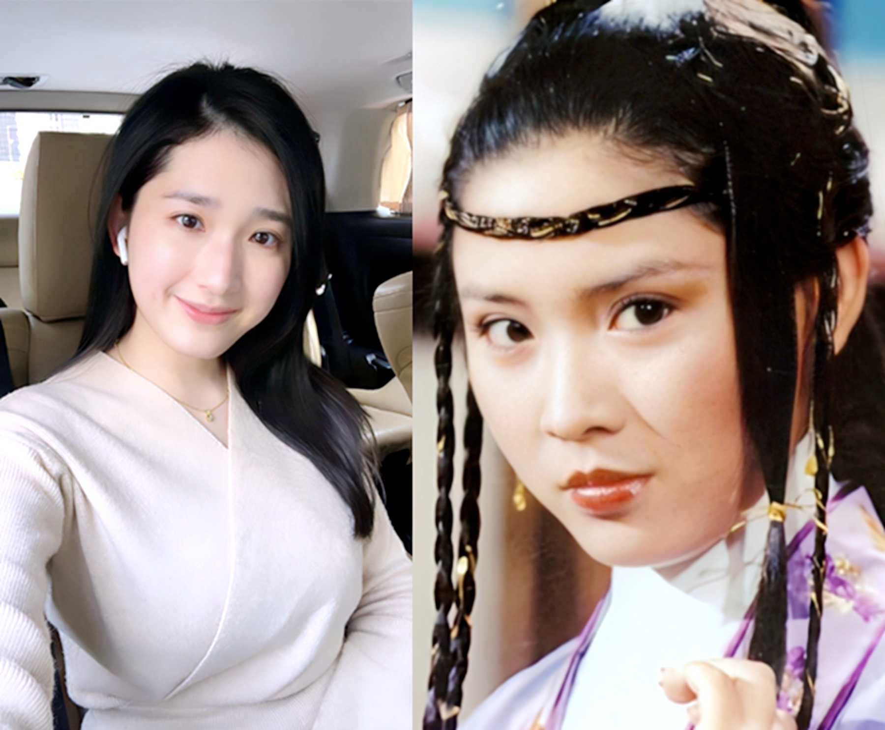 Mai Jing Ronghan, the second-generation star, appeared on the scene, with sweet facial features ...