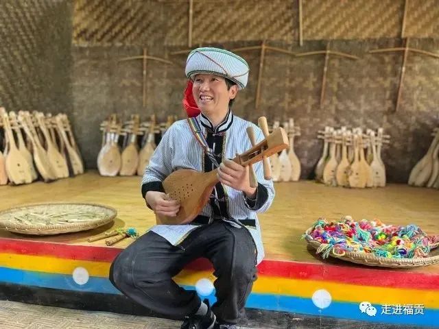 The Lisu musical instrument "Qiben" plays the historical and cultural ...