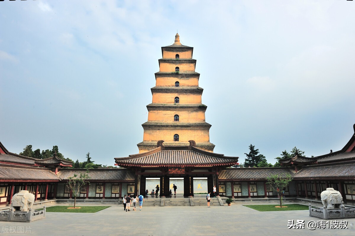 Daci'en Temple ~ Big Wild Goose Pagoda, the most famous and magnificent ...