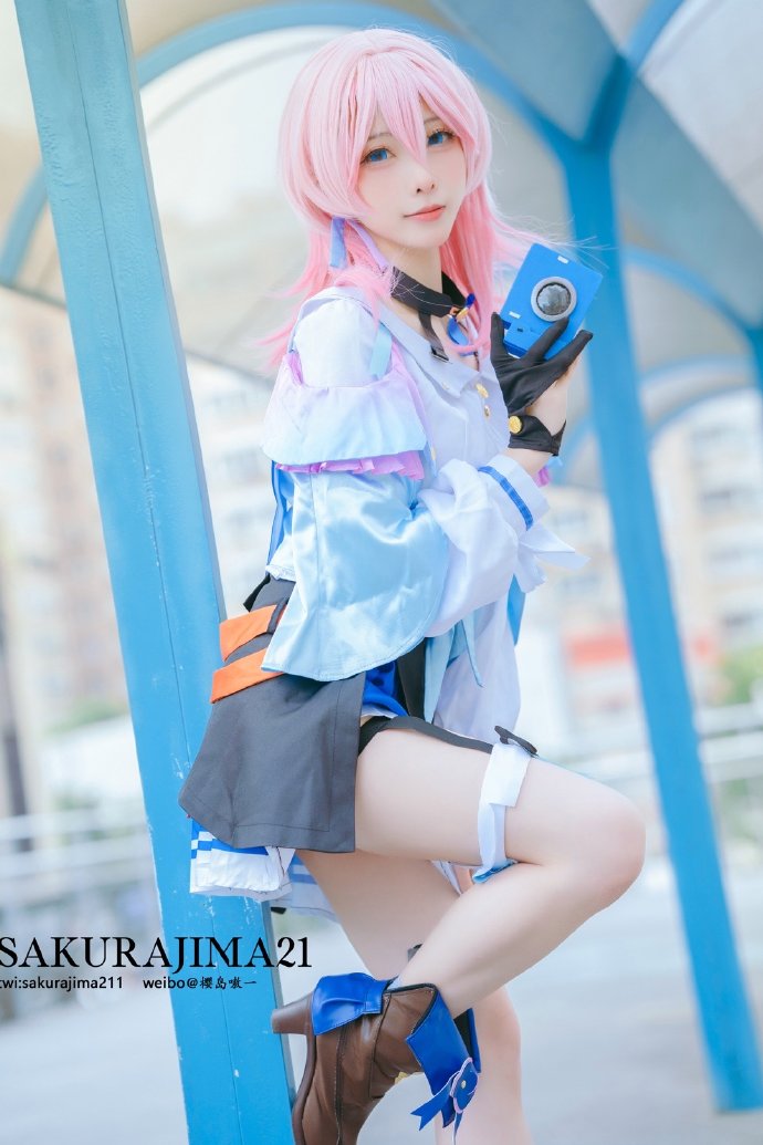 cos：崩壞星穹鐵道三月七Cosplay正片13P-櫻島嗷 - 資訊咖