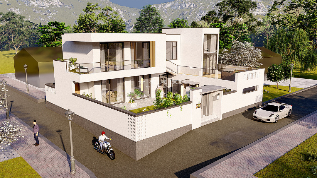 16x15m minimalist modern homestay design - iNEWS