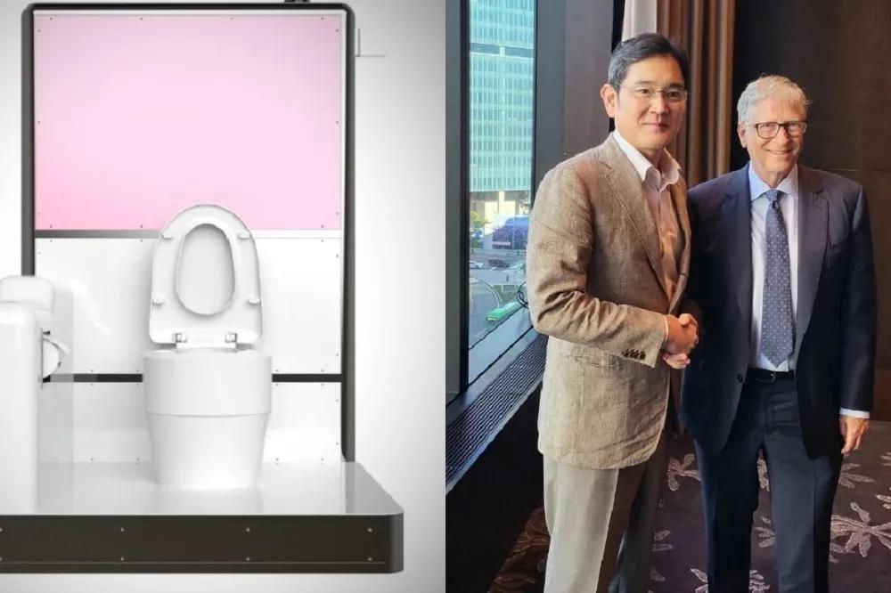 Bill Gates teamed up with Samsung to launch the latest technology ...