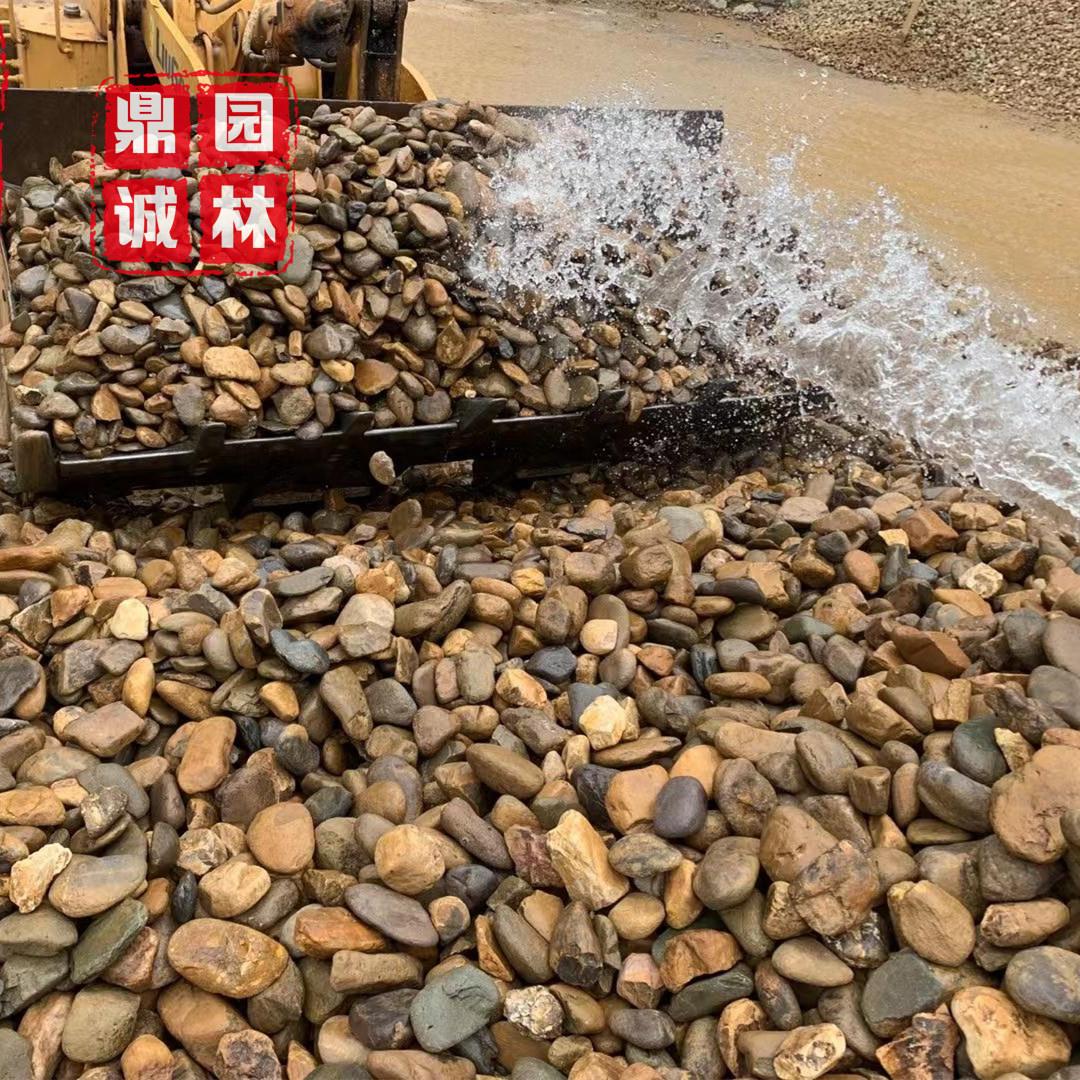 Variegated cobblestone various specifications greenway paving stone art ...