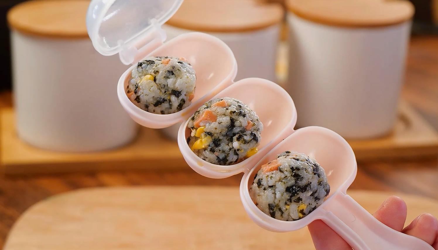Teach you how to make breakfast rice balls, delicious and nutritious ...