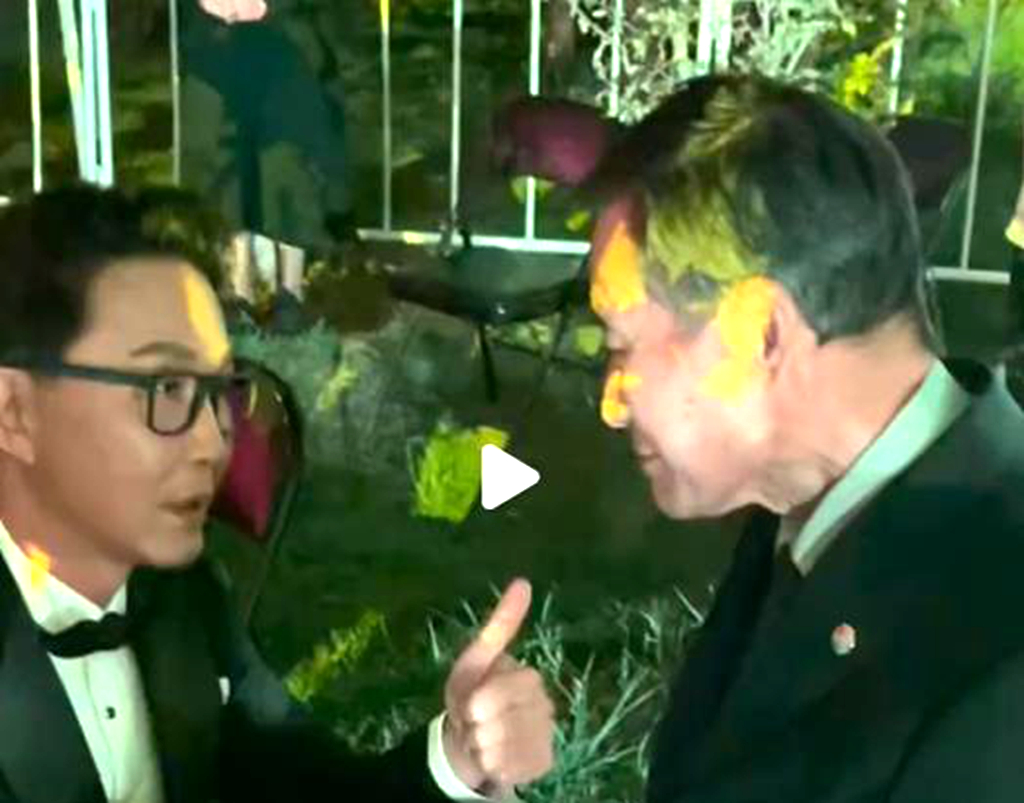 A rare group photo of Li Xuejian, Sun Weimin and Jiang Ping, Wu Gang was courteous and polite ...